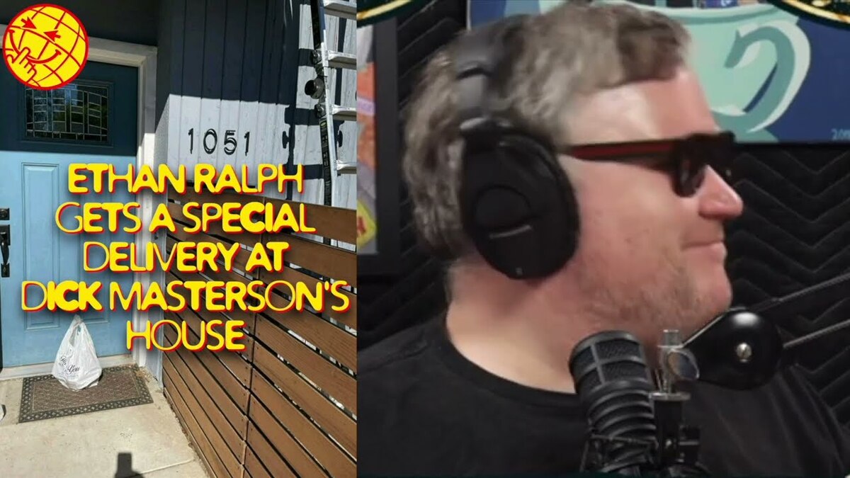 ETHAN RALPH GETS A SPECIAL DELIVERY AT DICK MASTERSON'S HOUSE!